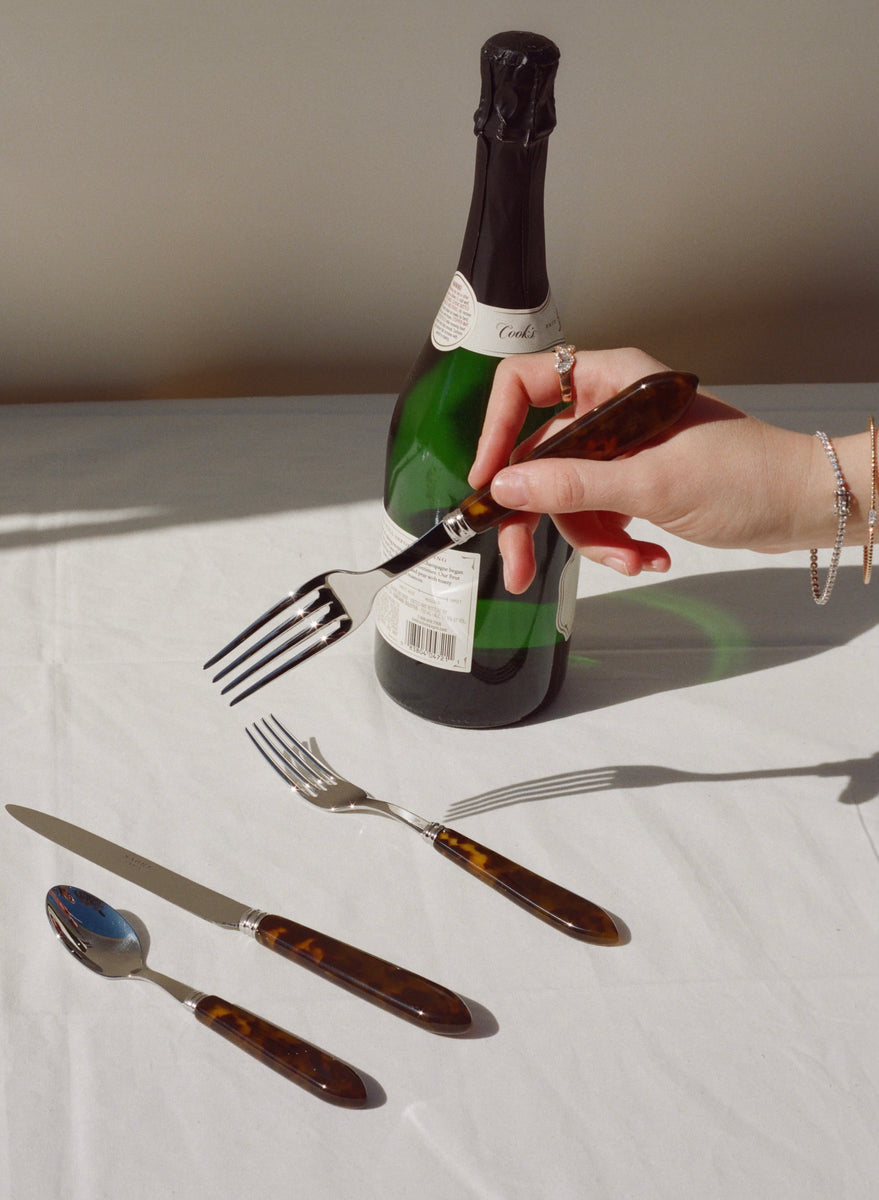 Tortoise Cutlery Set – Dinner Party